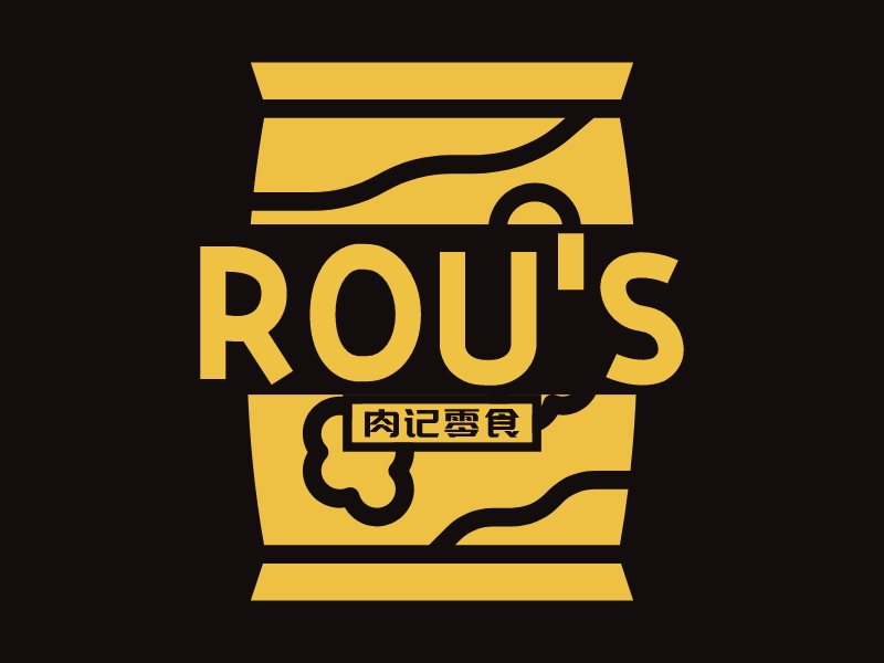 ROU'S logo | 一键设计零食 logo - AiLOGO